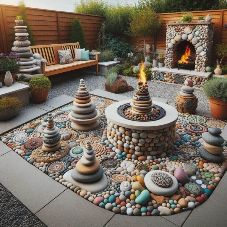 14 Decor Ideas To Use Pebbles Indoors And Outdoors » HomeDecorFull