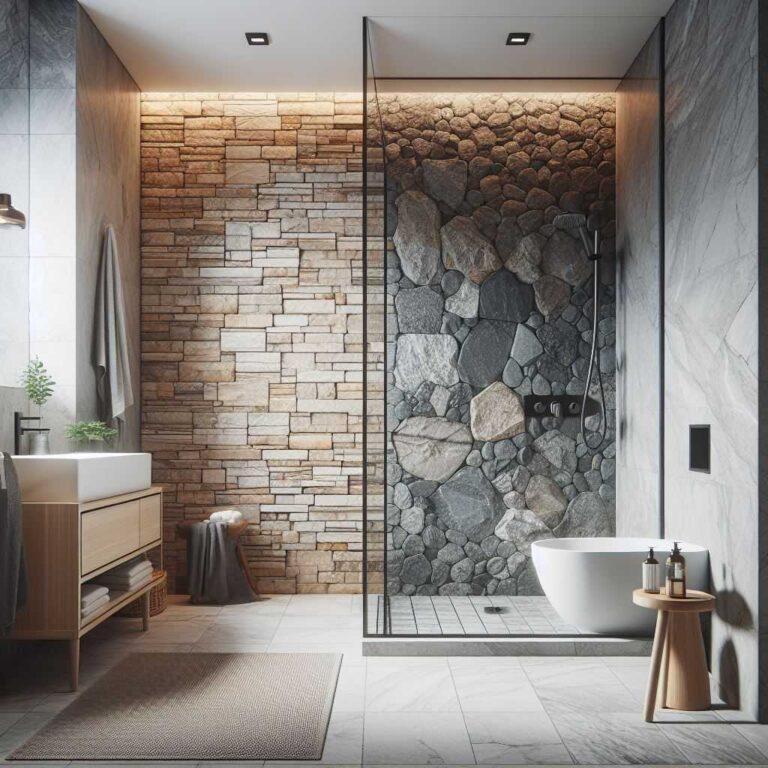 36 Stylish Half Wall Ideas for Your Bathroom » HomeDecorFull
