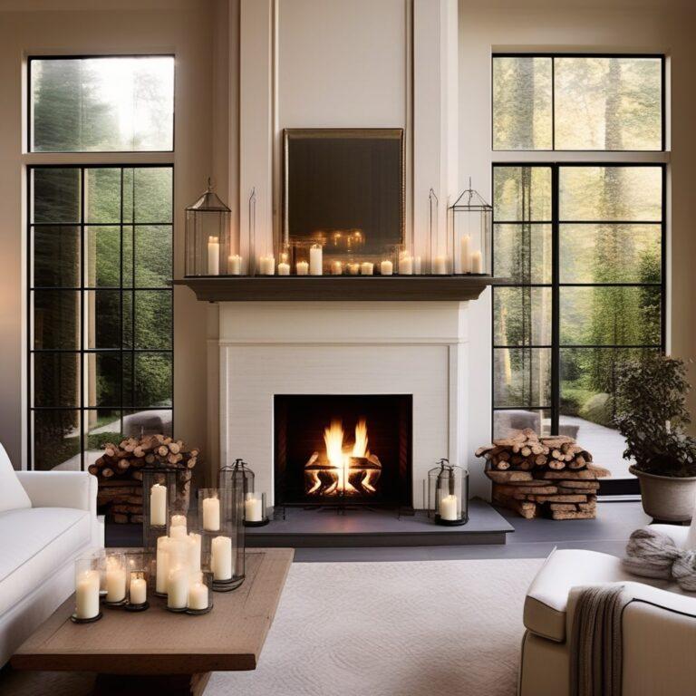 12 Creative Ideas for Decorating a Fireplace with Candles » HomeDecorFull