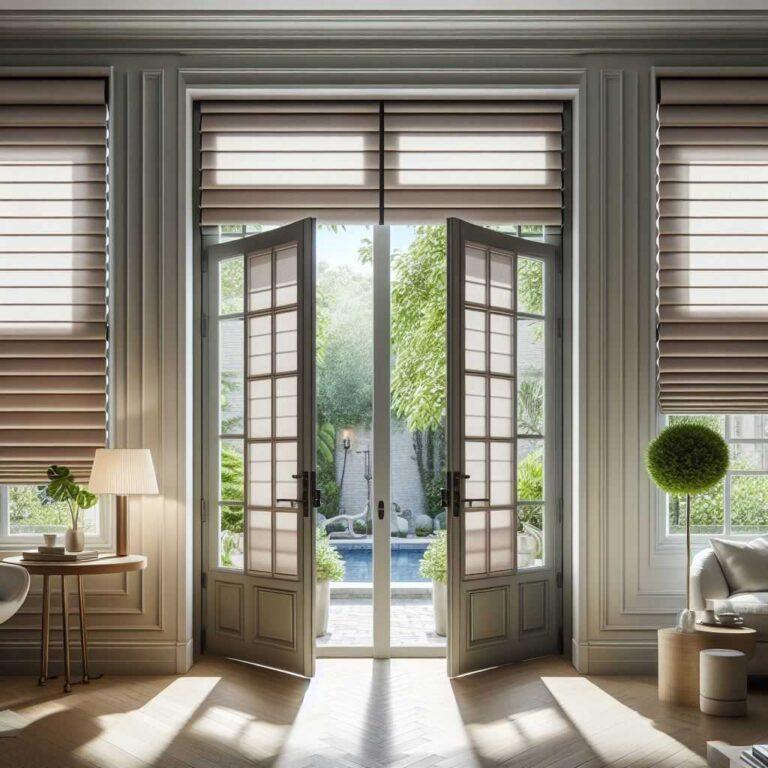 25 Stunning French Door Window Covering Ideas » HomeDecorFull