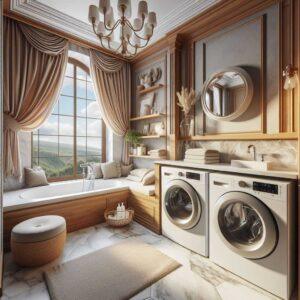 33 Brilliant Bathroom & Laundry Combo Ideas » HomeDecorFull