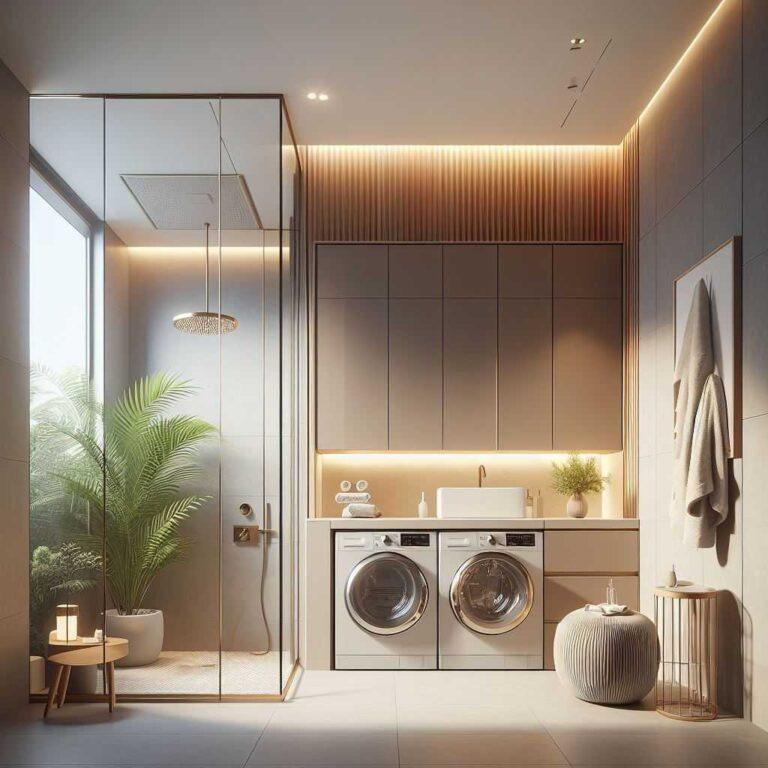 33 Brilliant Bathroom & Laundry Combo Ideas » HomeDecorFull
