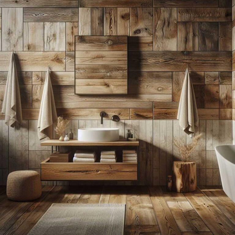 35 Stylish Wood Look Tile Ideas For Breathtaking Bathroom Designs ...