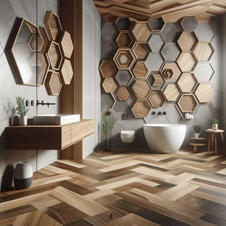 35 Stylish Wood Look Tile Ideas For Breathtaking Bathroom Designs ...