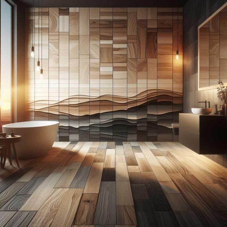 35 Stylish Wood Look Tile Ideas For Breathtaking Bathroom Designs ...