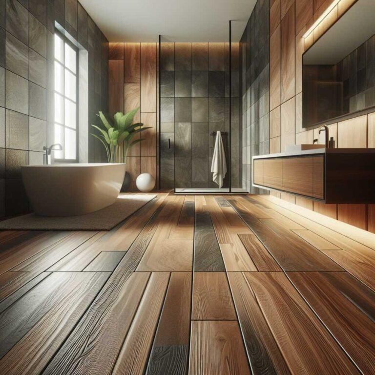 35 Stylish Wood Look Tile Ideas For Breathtaking Bathroom Designs ...