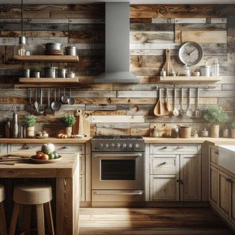 28 Wooden Kitchen Backsplash Ideas to Transform Your Space » HomeDecorFull