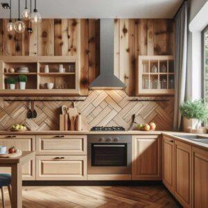28 Wooden Kitchen Backsplash Ideas to Transform Your Space » HomeDecorFull
