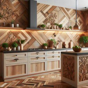 28 Wooden Kitchen Backsplash Ideas to Transform Your Space » HomeDecorFull