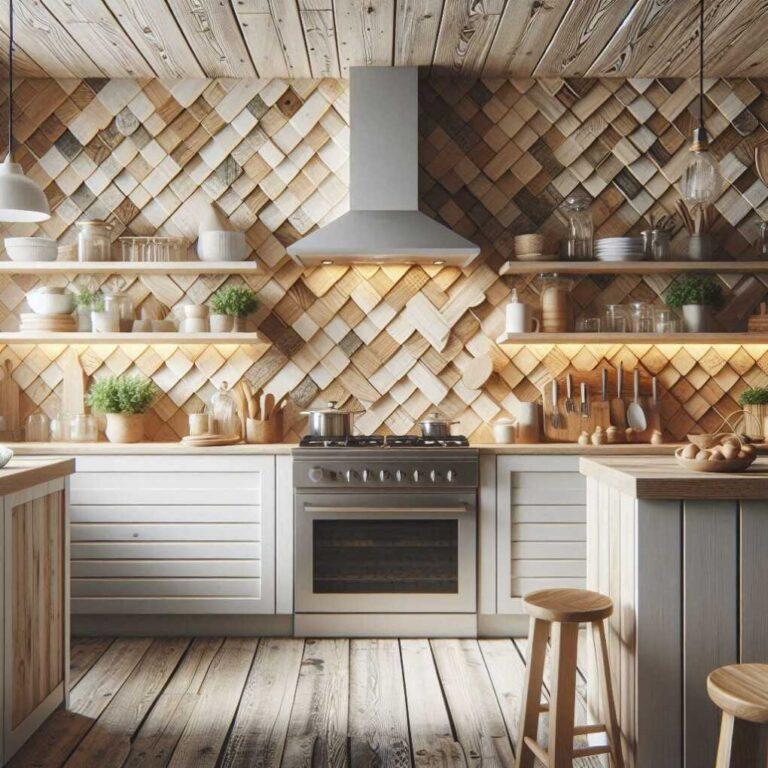 28 Wooden Kitchen Backsplash Ideas to Transform Your Space » HomeDecorFull