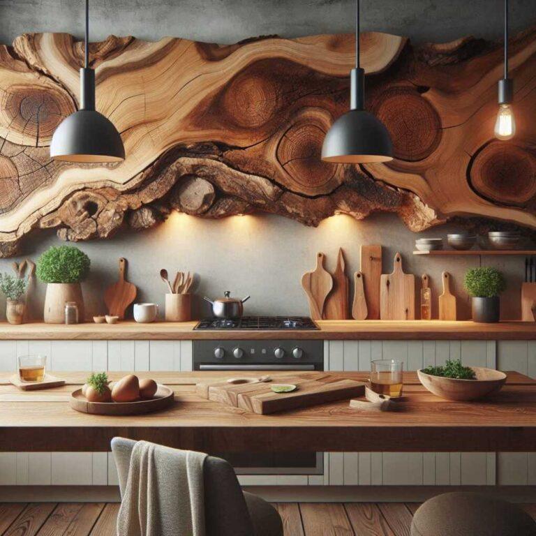 28 Wooden Kitchen Backsplash Ideas to Transform Your Space » HomeDecorFull