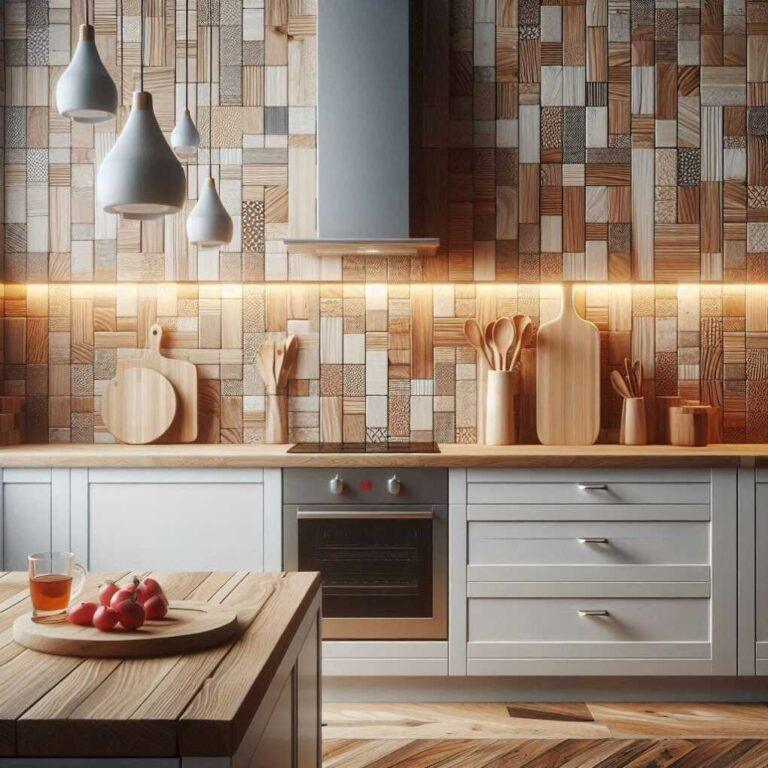 28 Wooden Kitchen Backsplash Ideas to Transform Your Space » HomeDecorFull