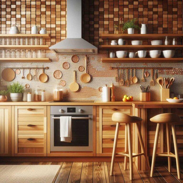 28 Wooden Kitchen Backsplash Ideas to Transform Your Space » HomeDecorFull