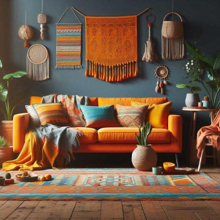 30 Vibrant and Versatile Orange Couch Living Room Ideas » HomeDecorFull