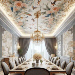 37 Eye-Catchy Wallpaper Ceiling Ideas to Transform Your Space ...