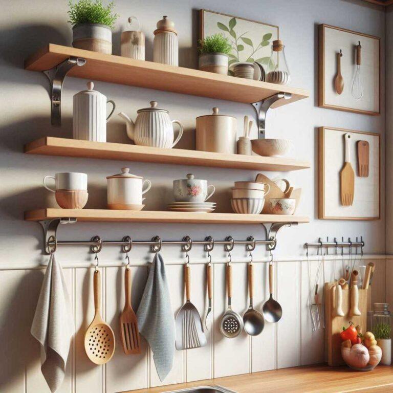 30 Innovative Floating Shelves Ideas for Kitchens » HomeDecorFull