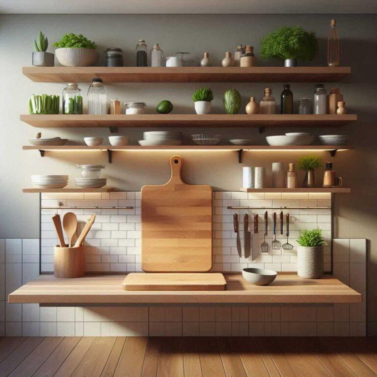 30 Innovative Floating Shelves Ideas for Kitchens » HomeDecorFull