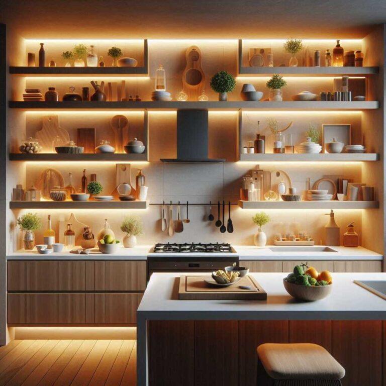 30 Innovative Floating Shelves Ideas for Kitchens » HomeDecorFull