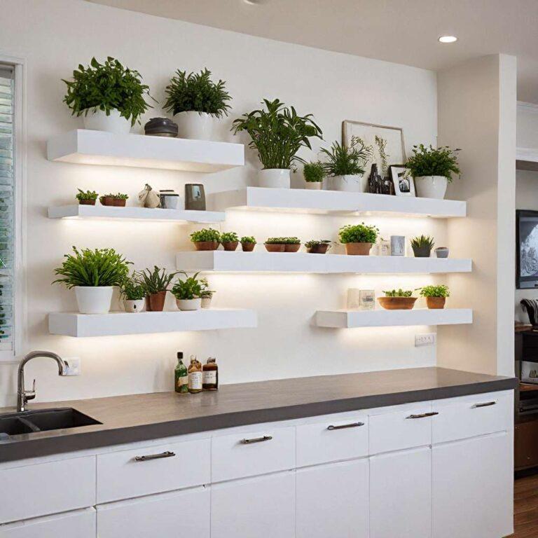 30 Innovative Floating Shelves Ideas for Kitchens » HomeDecorFull