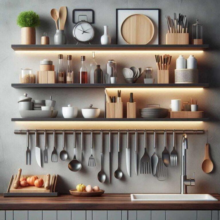 30 Innovative Floating Shelves Ideas for Kitchens » HomeDecorFull