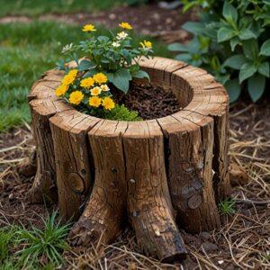 30 Best Tree Stump Decorating Ideas: Transform Your Garden with Natural ...