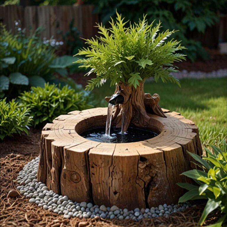 30 Best Tree Stump Decorating Ideas: Transform Your Garden with Natural ...