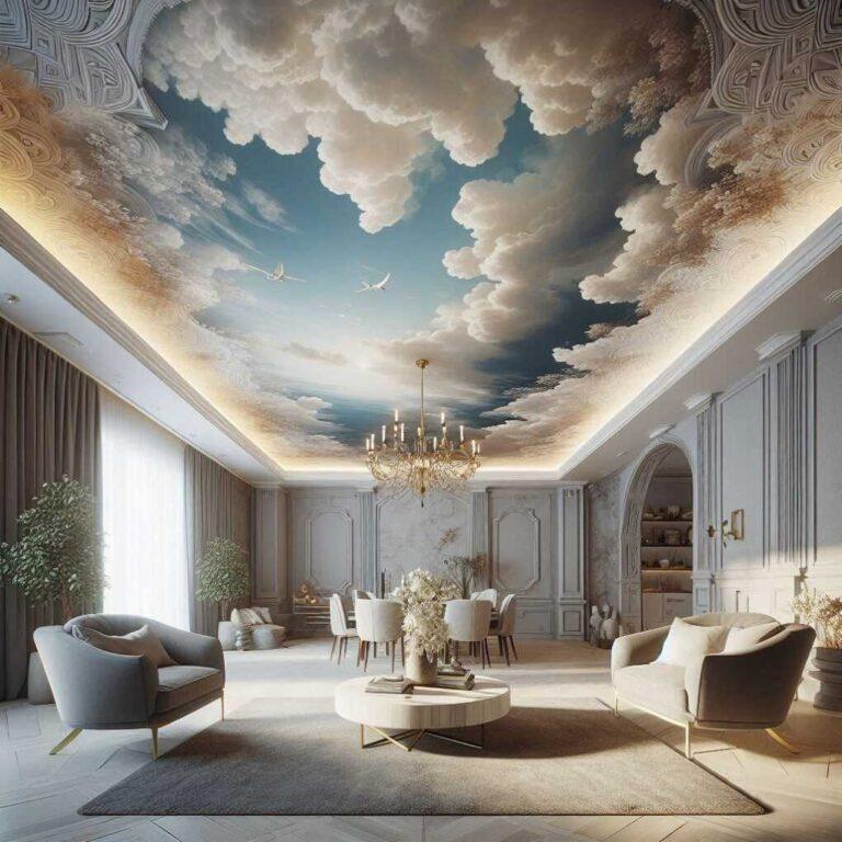 37 Eye-Catchy Wallpaper Ceiling Ideas to Transform Your Space ...