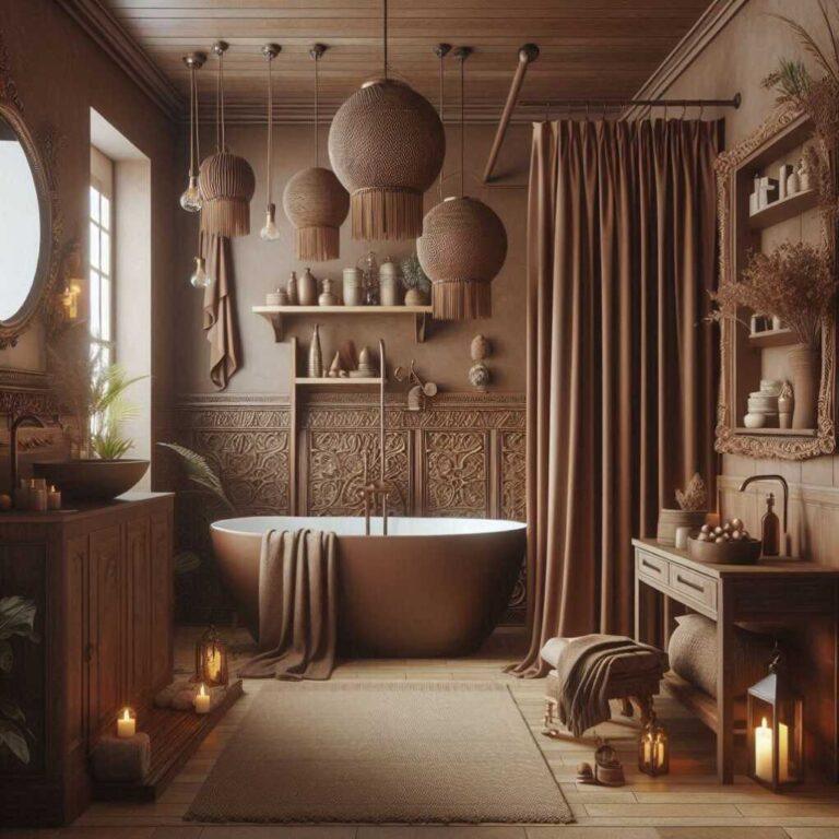 31 Brown Bathroom Ideas: Embrace Earthy Elegance » HomeDecorFull
