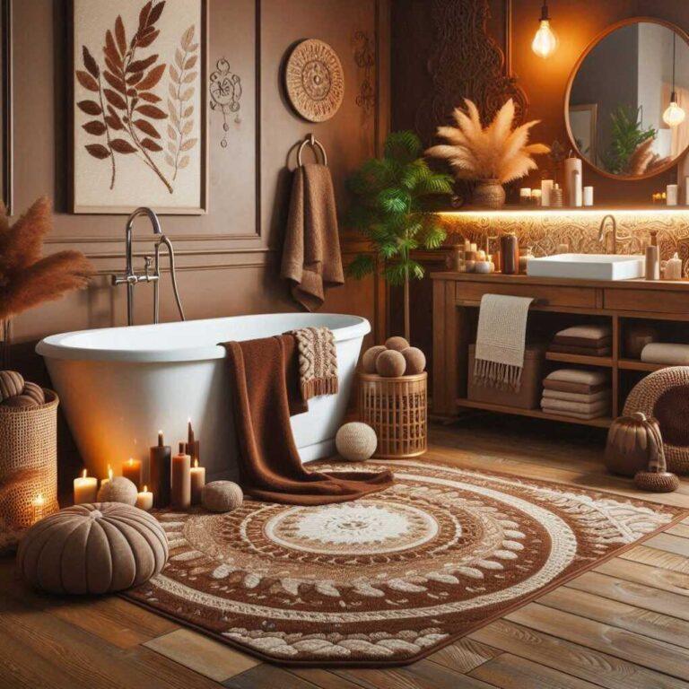 31 Brown Bathroom Ideas: Embrace Earthy Elegance » HomeDecorFull