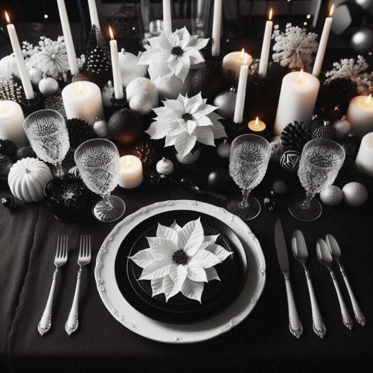 25 Black and White Christmas Decor Ideas: Elegant and Timeless Holiday ...