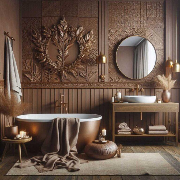 31 Brown Bathroom Ideas: Embrace Earthy Elegance » HomeDecorFull