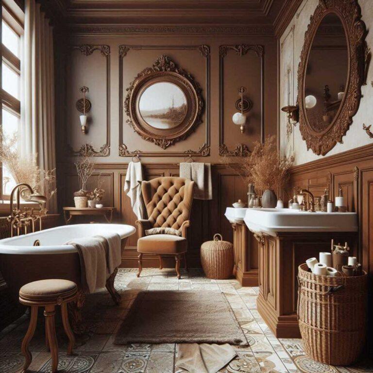 31 Brown Bathroom Ideas: Embrace Earthy Elegance » HomeDecorFull