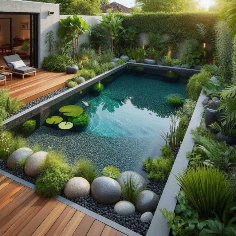 23 Small Backyard Natural Swimming Pool Ideas: Embrace Eco-Friendly ...