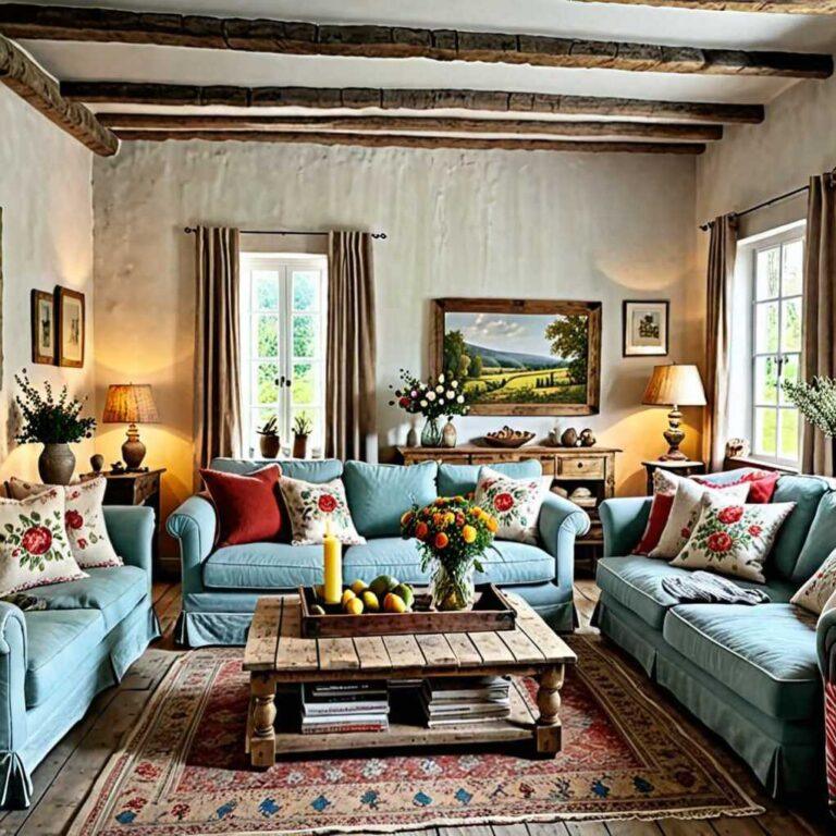 15 Ideas for Country Living Room: Embrace the Charm of Rural Elegance ...