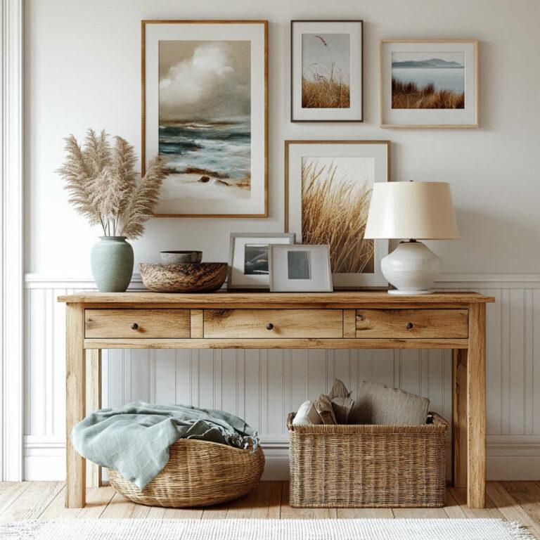 14 Console Table Decor Ideas to Elevate Your Home's Style » HomeDecorFull